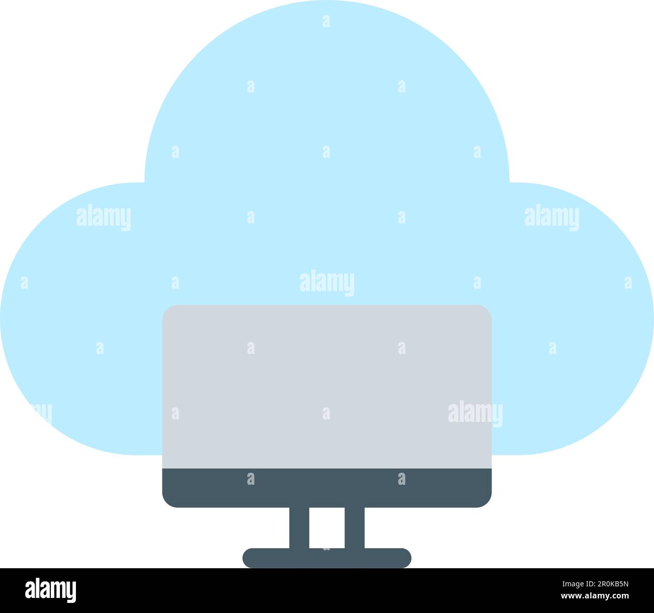 Cloud System Icon Vector Image Suitable For Mobile Application Web