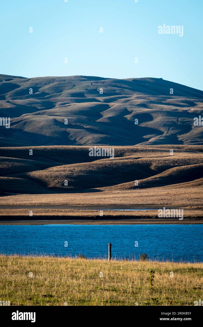 Lake Onslow, near Roxburgh, Otago, South Island, New Zealand Stock ...