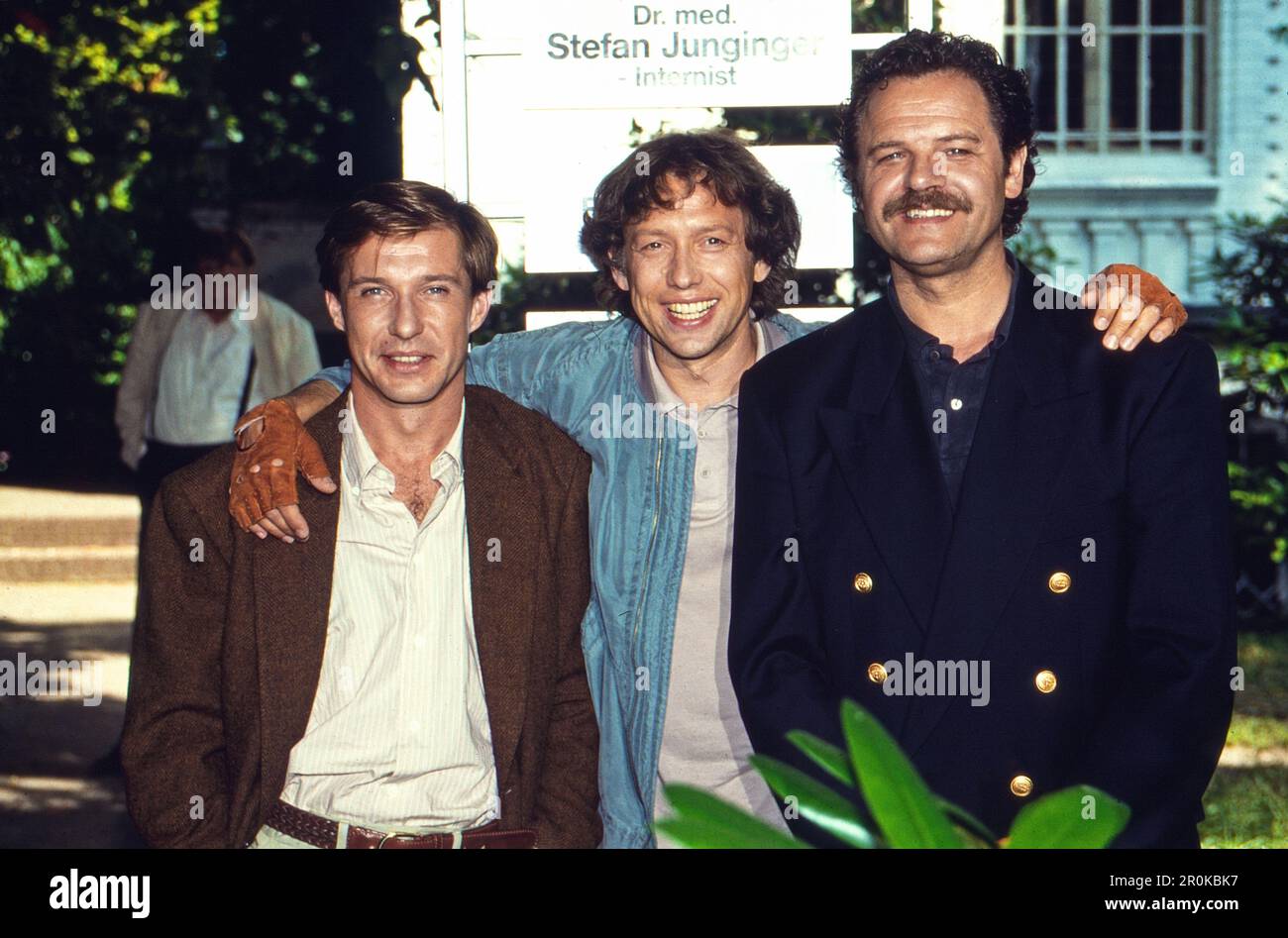 Michael Lesch, Stephan Schwartz und Gunter Berger in der ZDF Serie ...