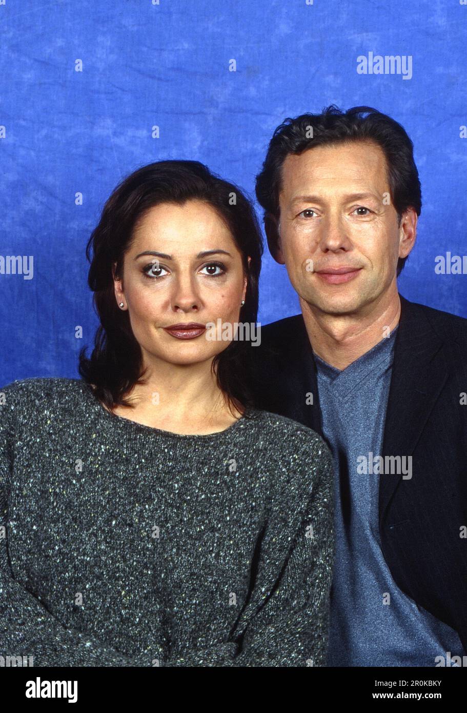 Schauspieler Simone Thomalla und Stephan Schwartz, Deutschland um 1994 ...