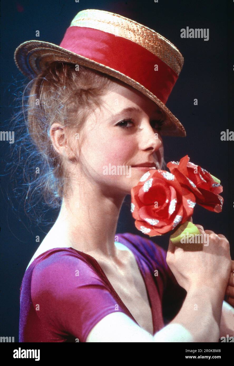 Silvia Seidel, deutsche Schauspielerin und Tänzerin, bei einem Auftritt, Deutschland um 1988 ...