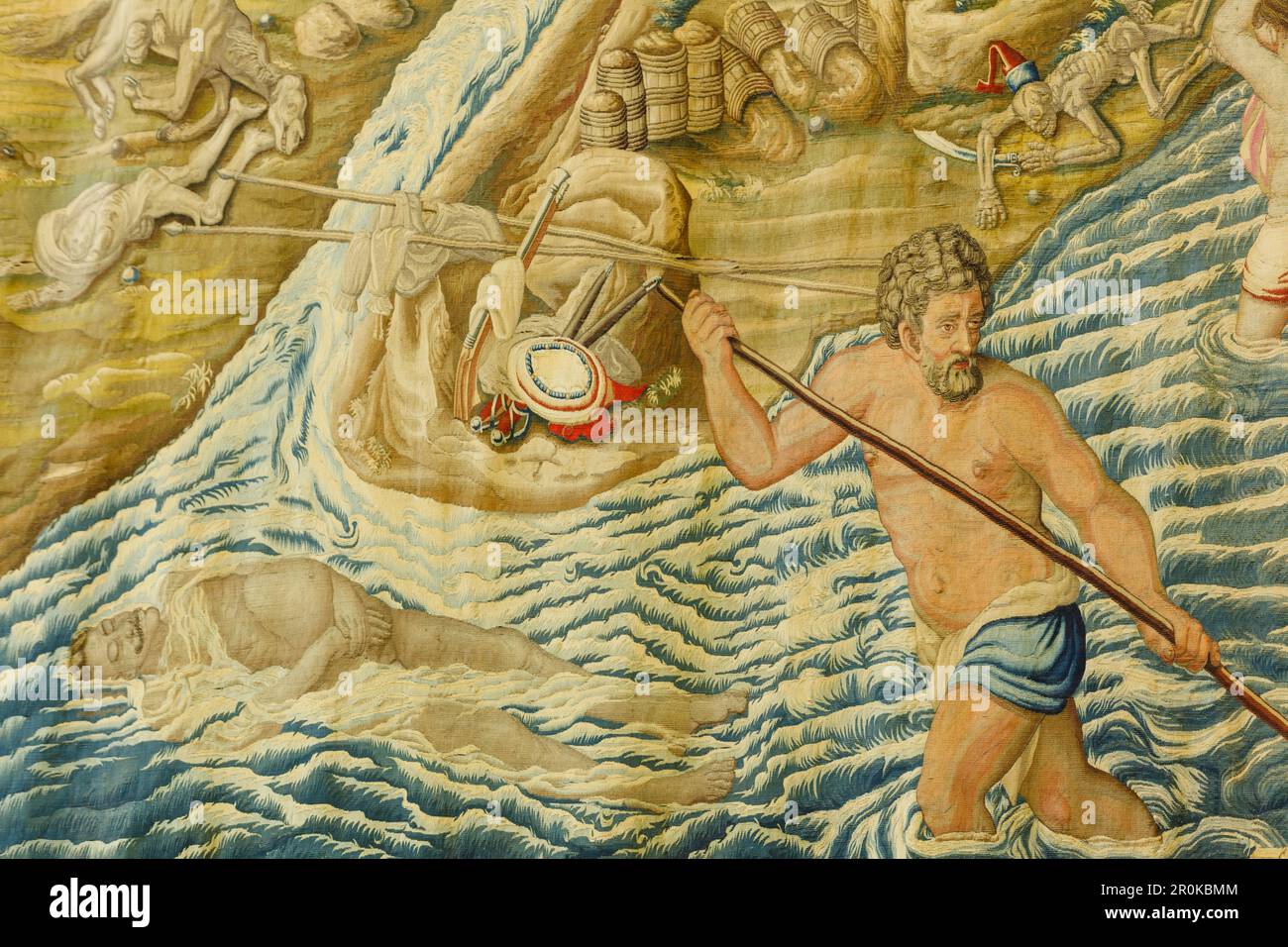 Tapestry, Salon de los Tapices y capilla, Palacio Gotico, Real Alcazar ...