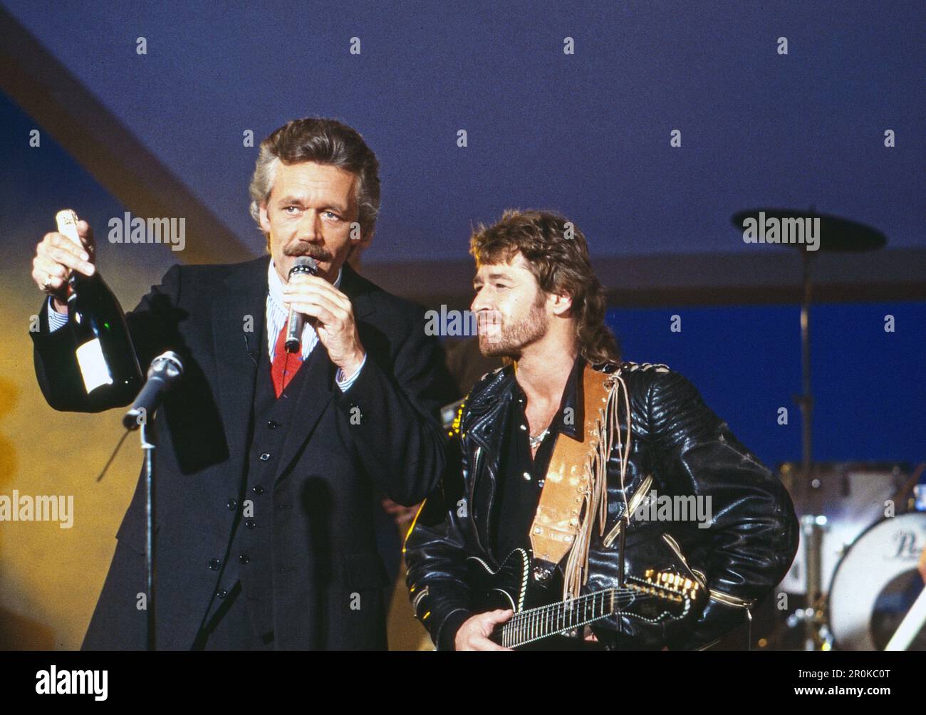 Peter Maffay, deutscher Sänger und Komponist, zu Gast in der ZDF Show "Show & Co. mit Carlo" mit ...