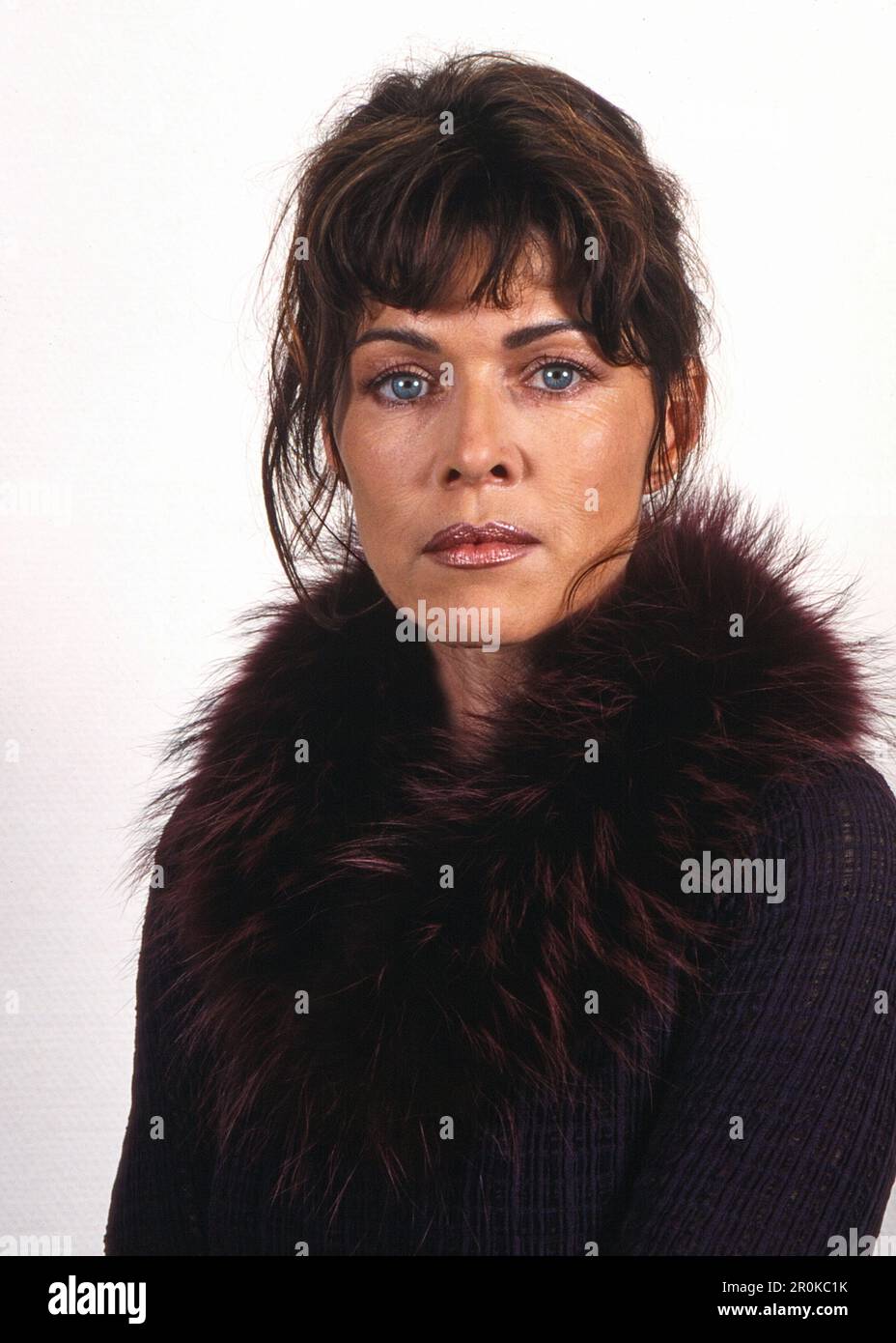 Schauspielerin Anja Kruse bei einem Studiofotoshooting, Deutschland um ...