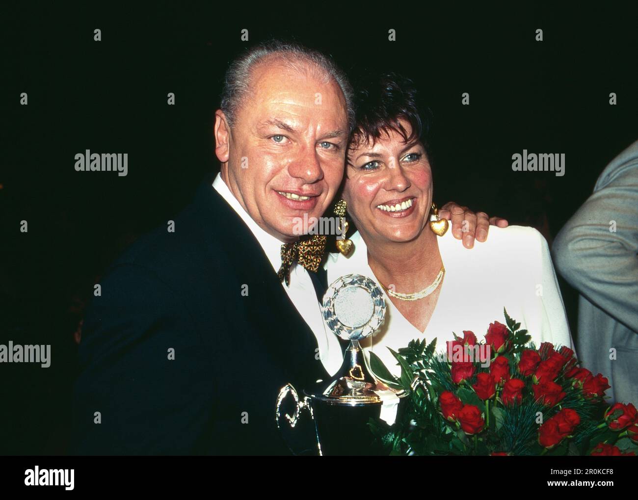 Klaus Peter Kohl, deutscher Unternehmer und Boxpromoter, mit Ehefrau ...