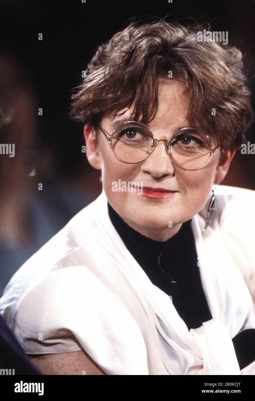 Dagmar Reim, deutsche Journalistin, Deutschland um 1990 Stock Photo - Alamy
