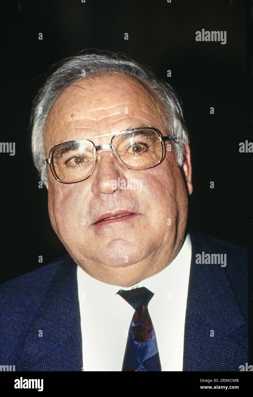Bundeskanzler Helmut Kohl, Deutschland um 1989 Stock Photo - Alamy