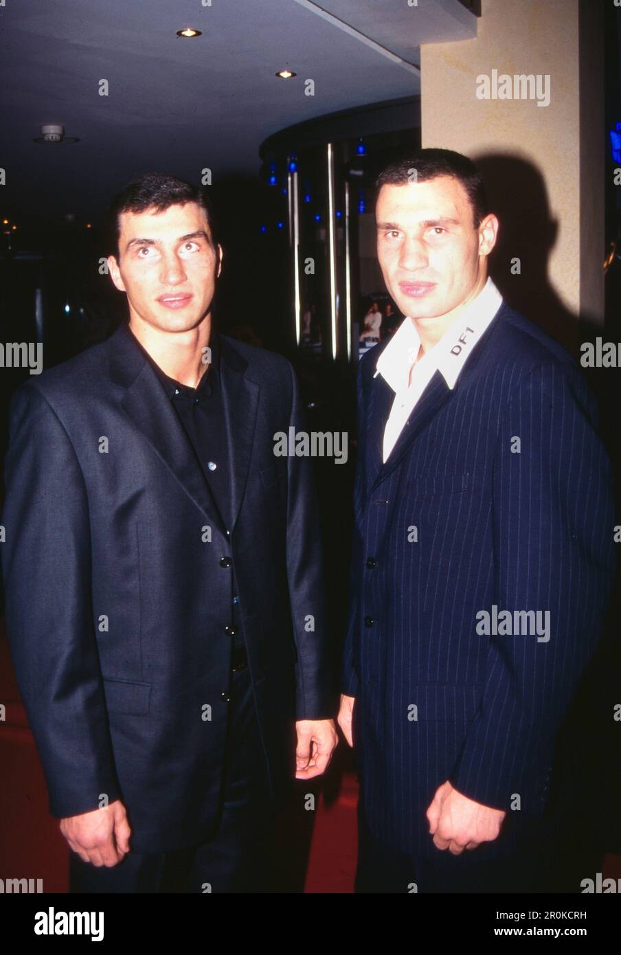 Wladimir und Vitali Klitschko, beide ukrainische Boxweltmeister ...