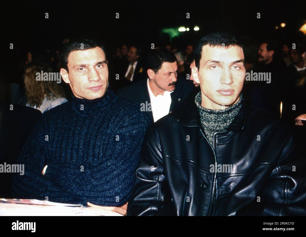 Wladimir und Vitali Klitschko, beide ukrainische Boxweltmeister ...