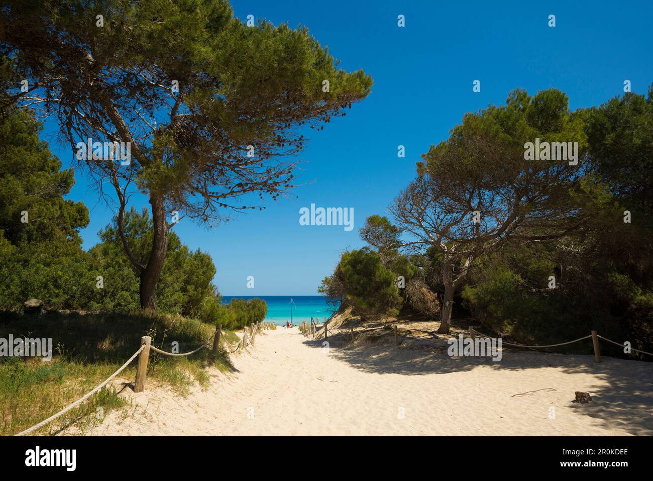 Cala Guya beach, Cala Ratjada, Majorca, Balearic Islands, Spain Stock ...