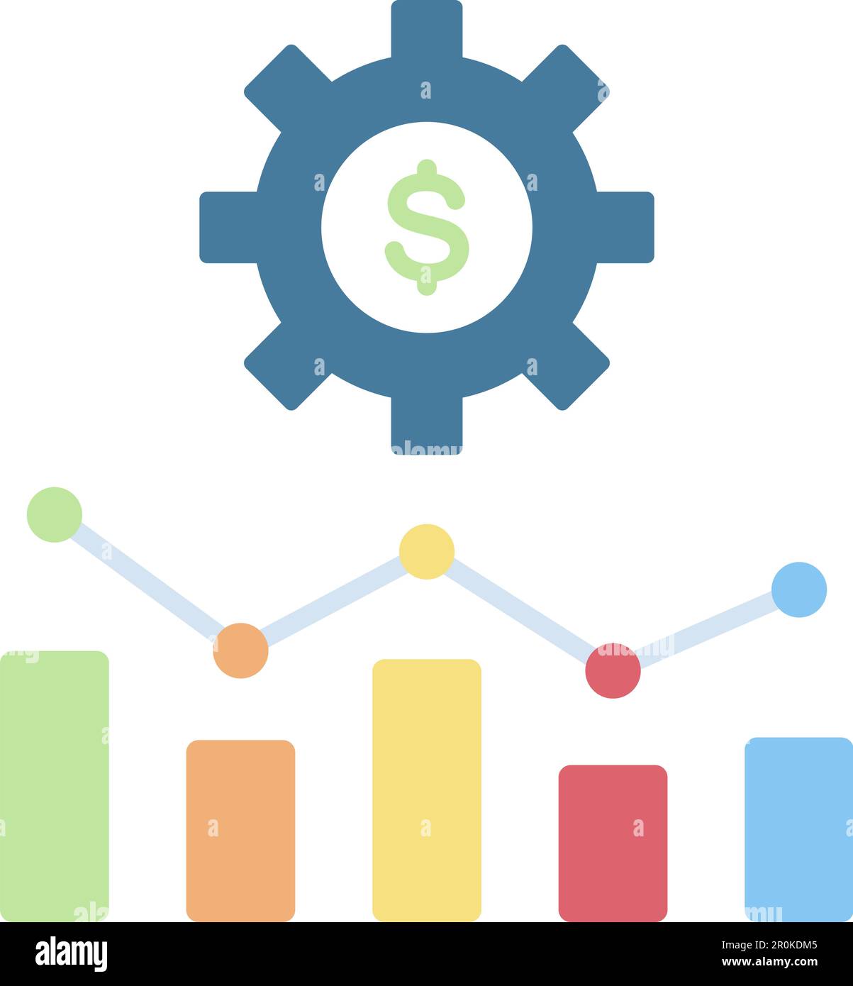 Cost Management icon vector image. Suitable for mobile application web ...