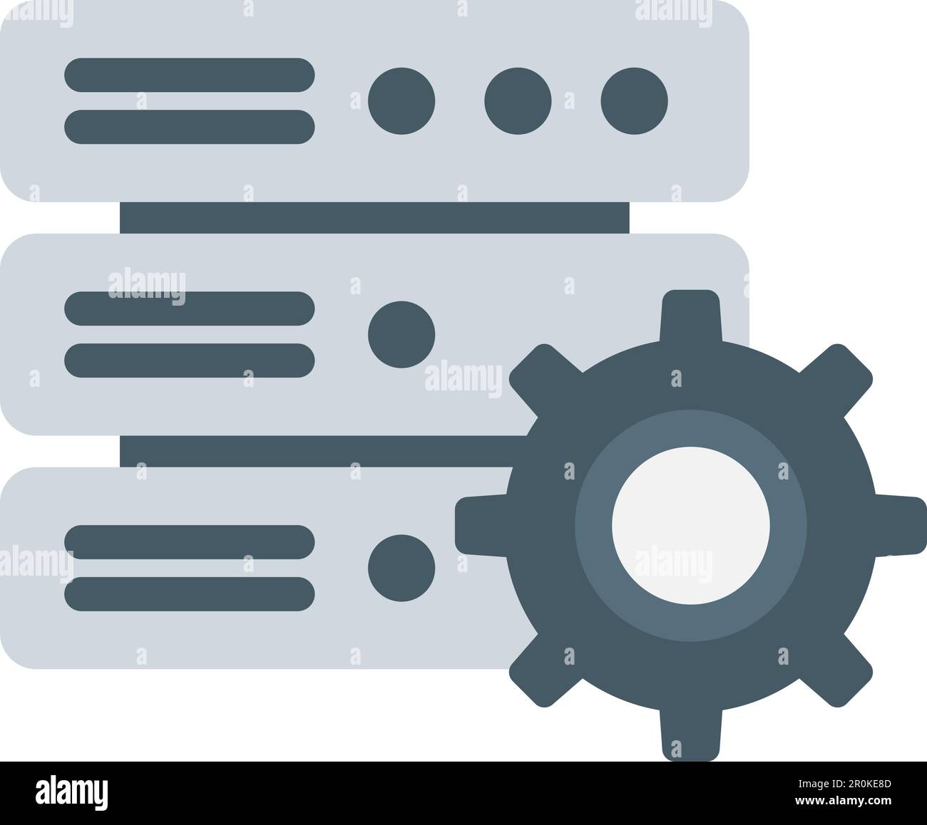 Database Settings Icon Vector Image Suitable For Mobile Application Web Application And Print 1970