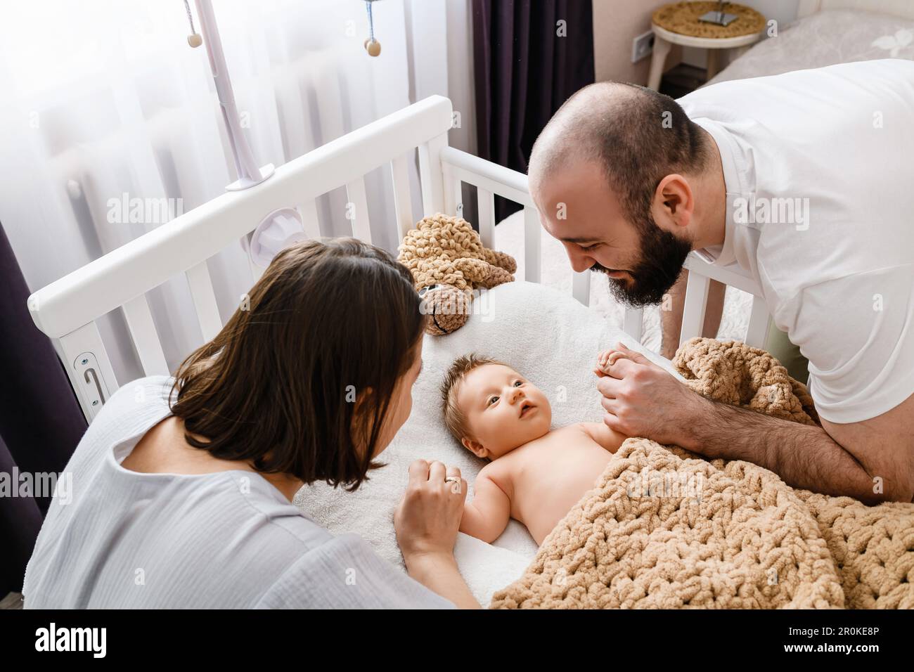 Crib top view hi-res stock photography and images - Alamy