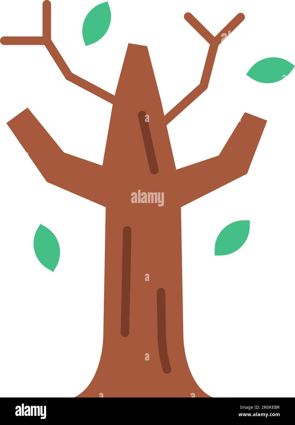 Deciduous Tree icon vector image. Suitable for mobile application web ...