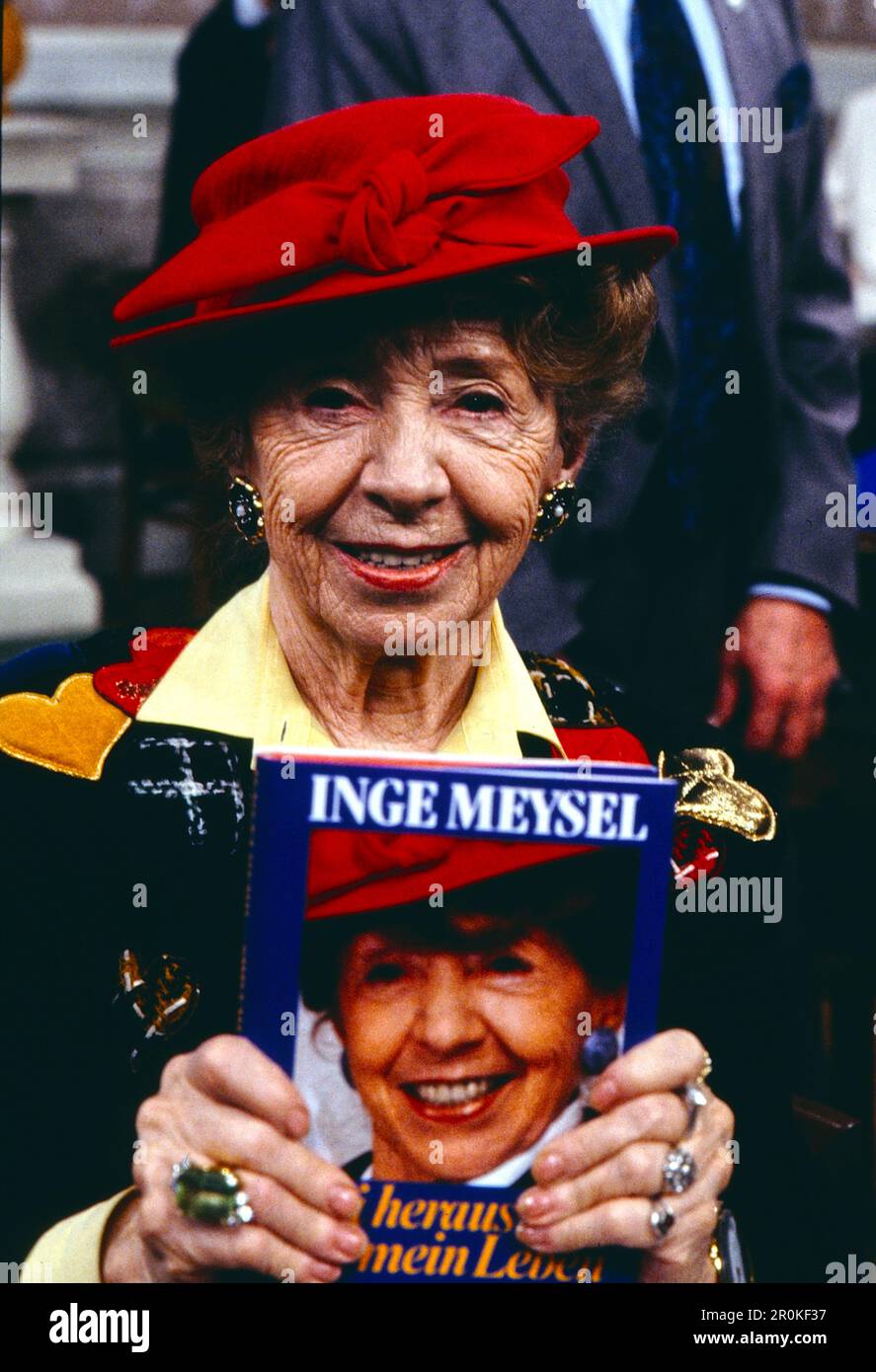 Inge Meysel, deutsche Schauspielerin, Theater- und TV-Darstellerin ...