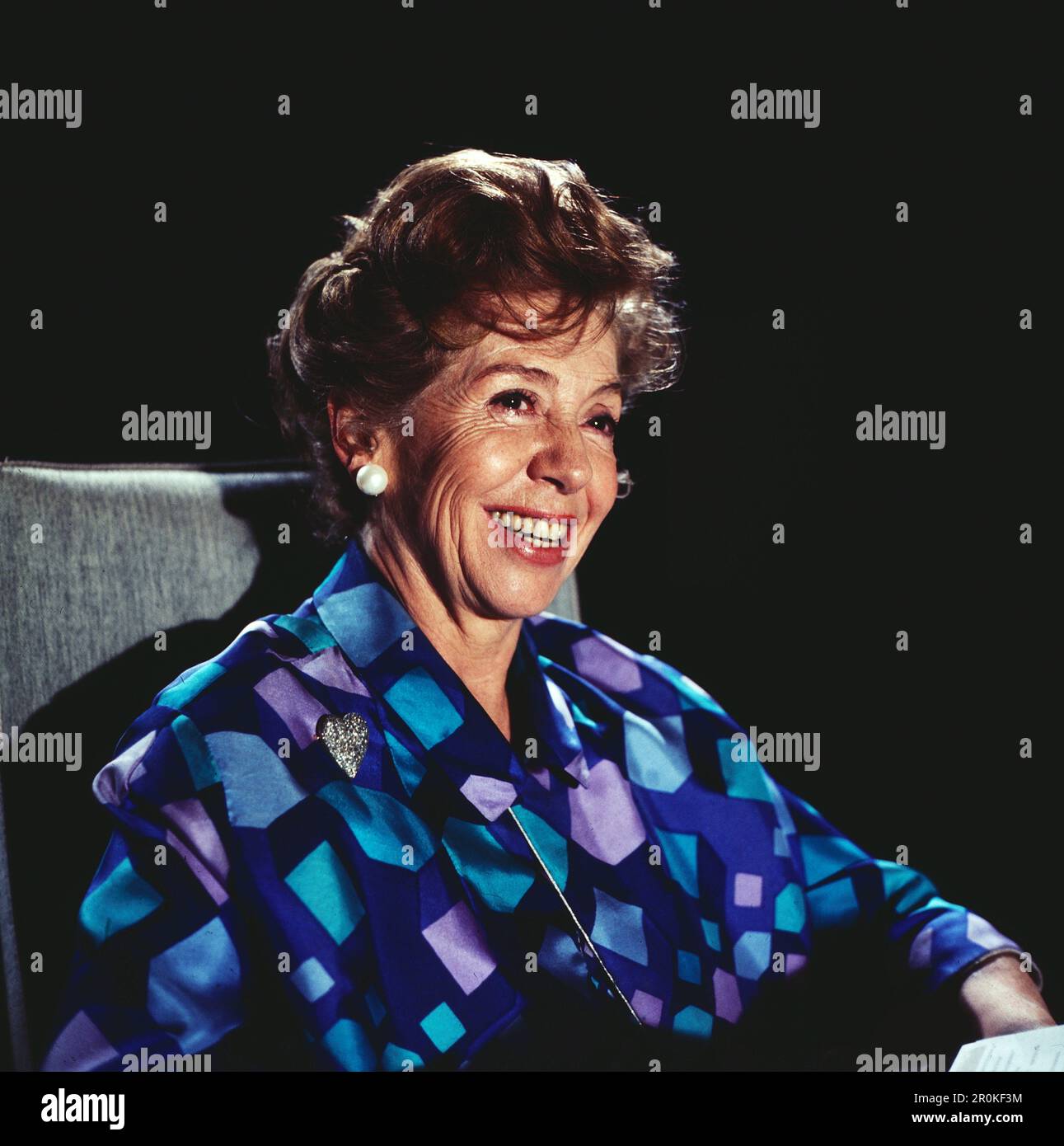 Inge Meysel, deutsche Schauspielerin, hier in der ZDF Sendung: Inge ...