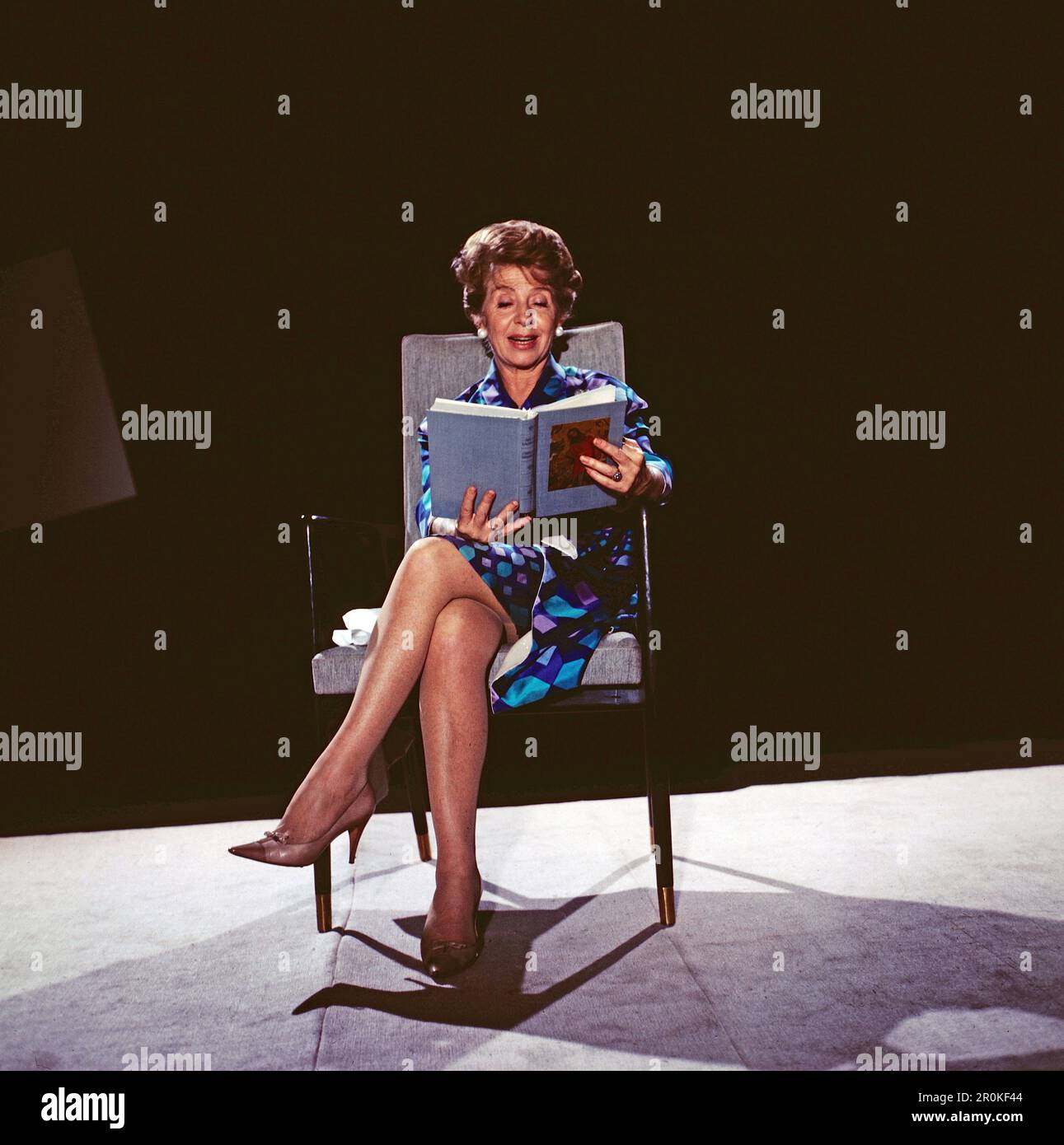 Inge Meysel, deutsche Schauspielerin, hier in der ZDF Sendung: Inge ...