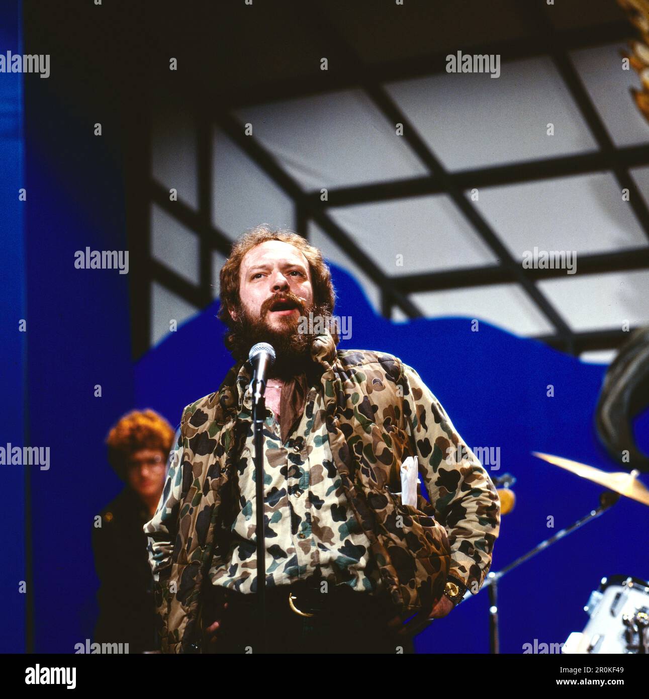 Jethro Tull, britische Rock Band mit Sänger Ian Anderson, TV-Auftritt ...