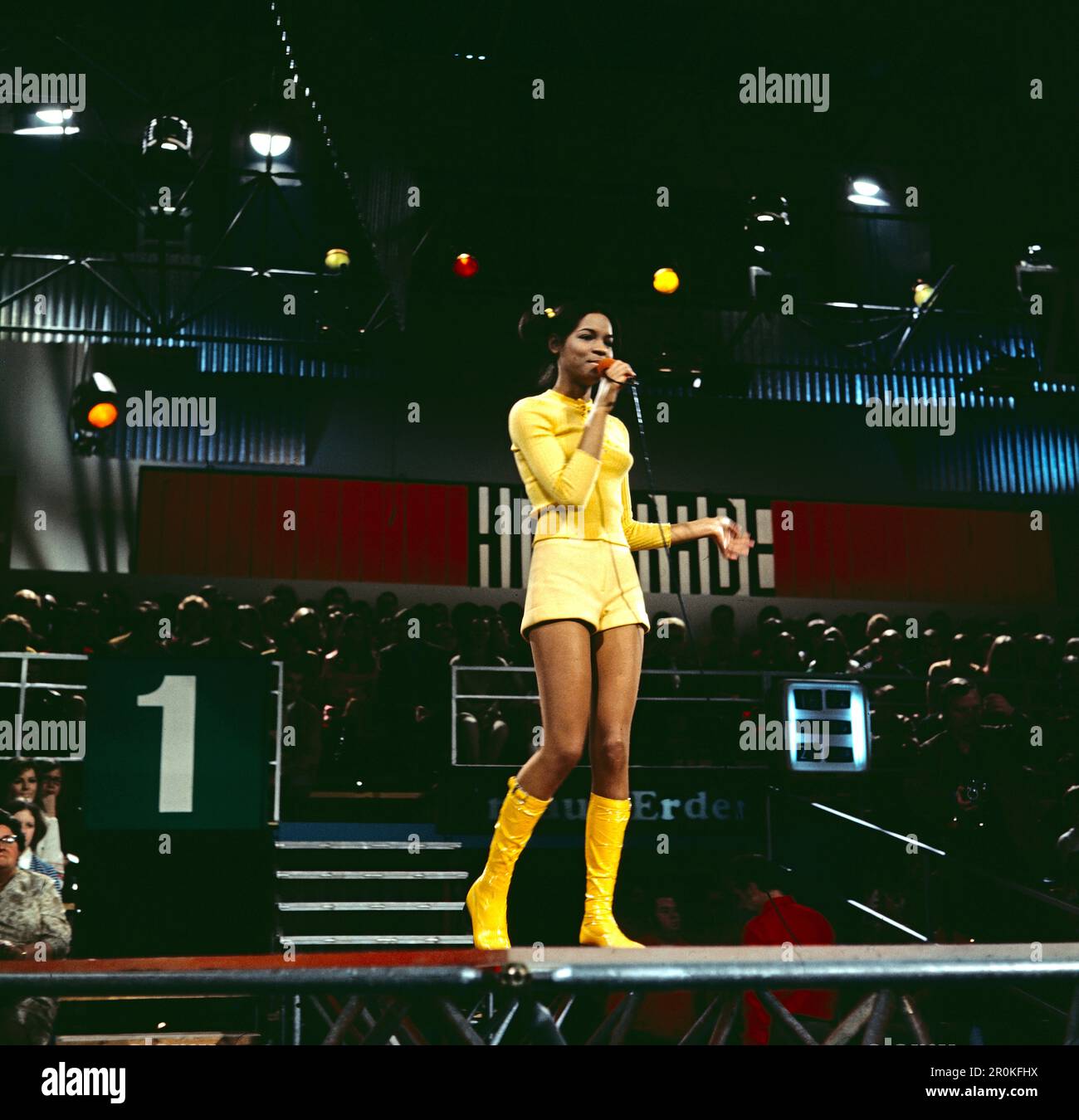 Hitparade, ZDF Musiksendung, Deutschland, 20. Februar 1971, Auftritt ...