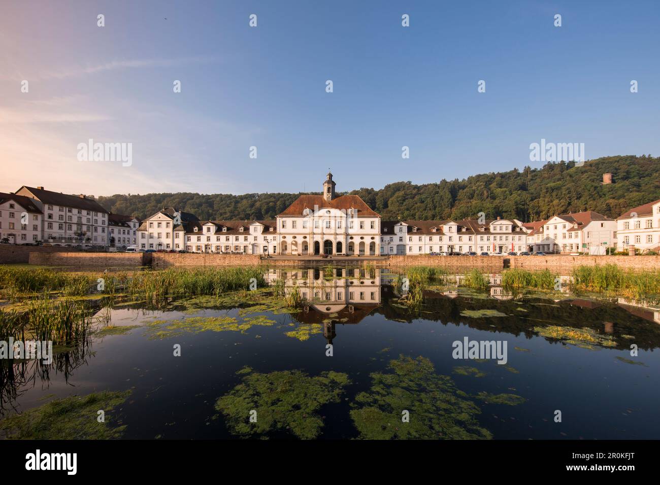 Former packing and storage house, now town hall of Bad Karlshafen at ...