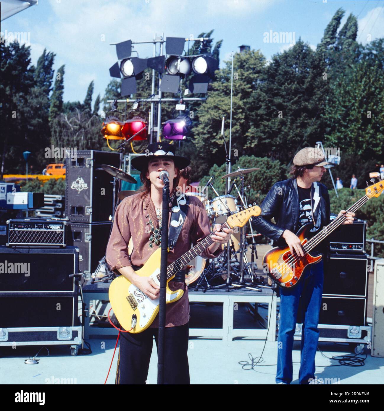 Steve Ray Vaughan, auch bekannt als SRV, amerikanischer Bluesrock ...