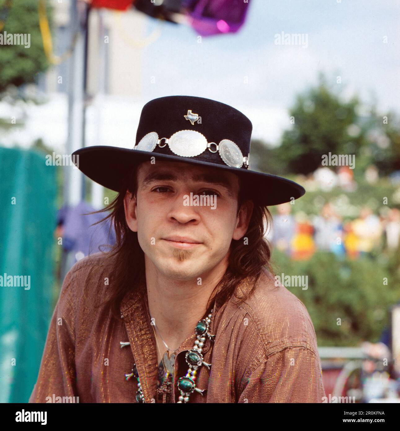 Steve Ray Vaughan, auch bekannt als SRV, amerikanischer Bluesrock ...