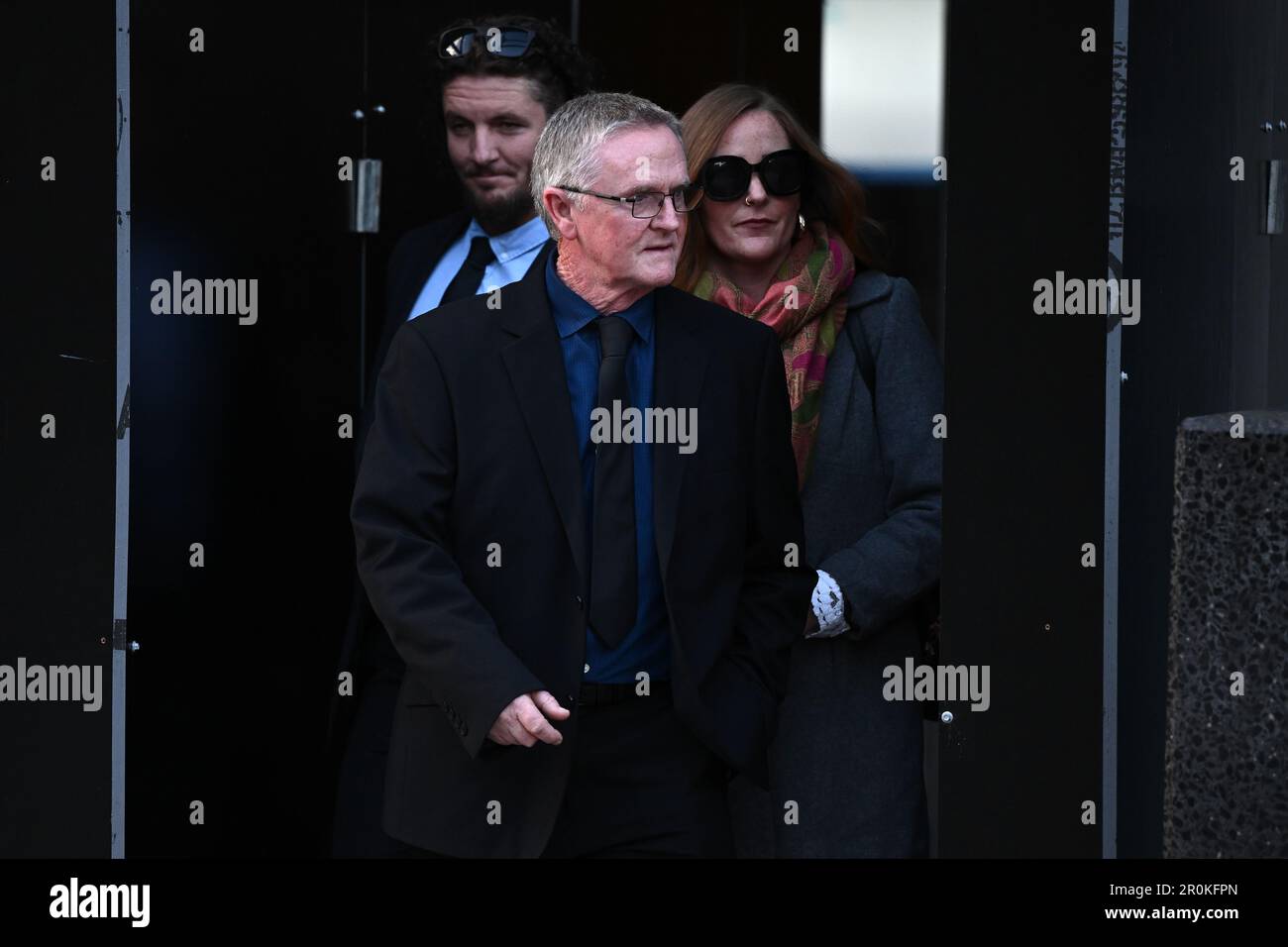 William Fleming, the father of Simon Fleming, leaves the NSW Supreme ...