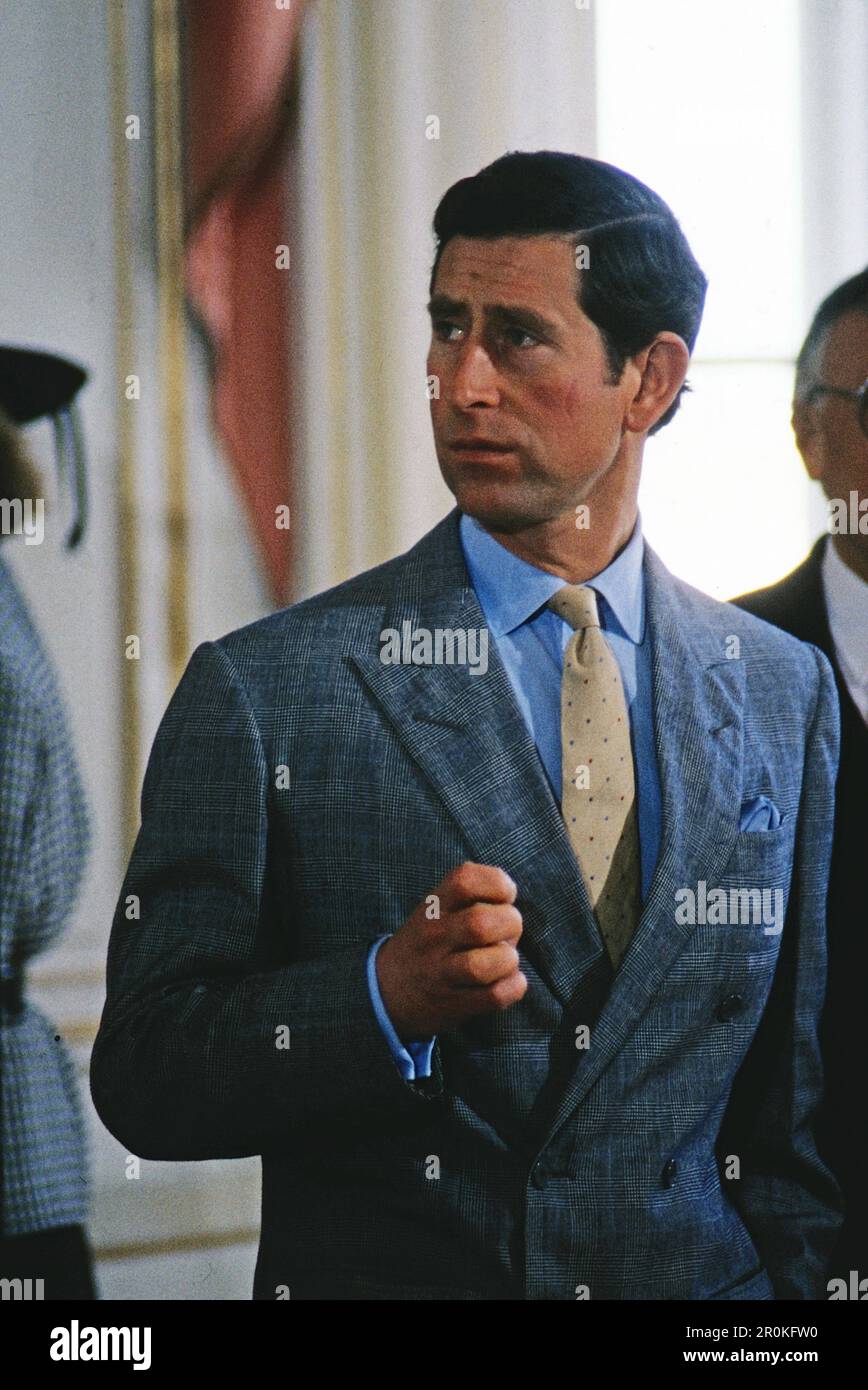Prinz Charles beim Besuch in München, Deutschland, 1987. Prince Charles ...