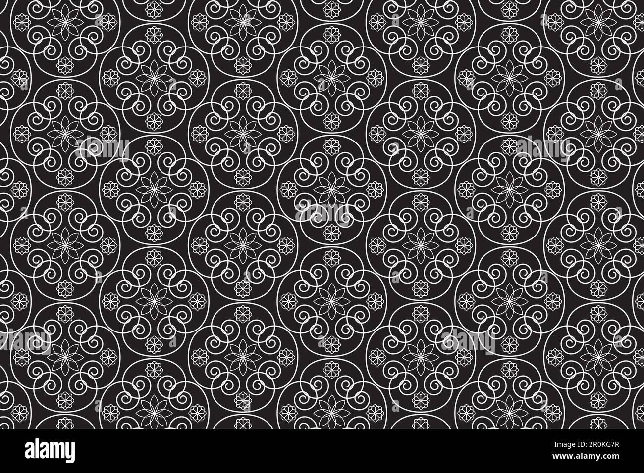 art abstract seamless pattern repeat with floral and geometric elements ...