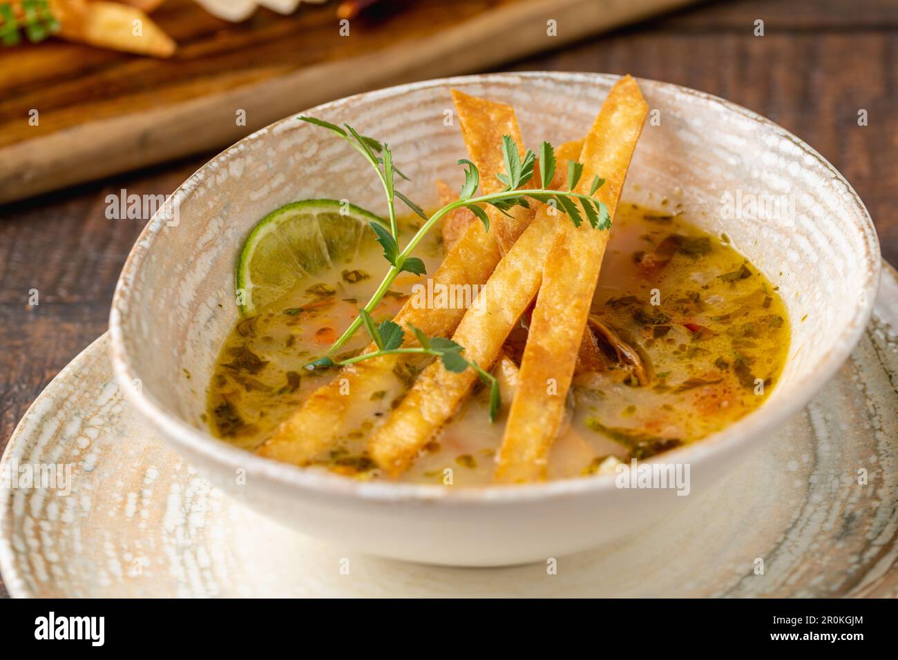 Sopa de lima soup hi-res stock photography and images - Alamy