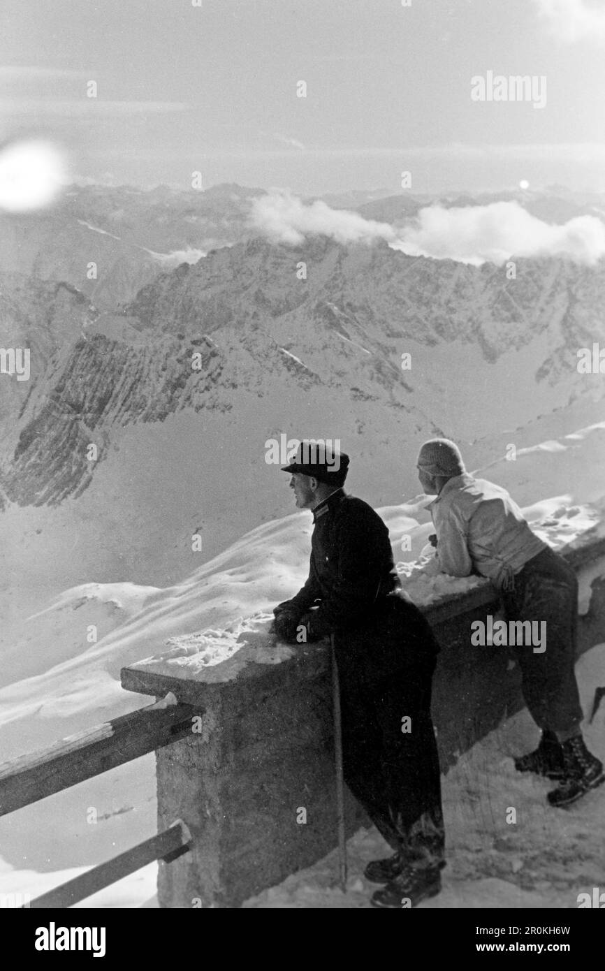 Deutschlands am höchsten stationierter Grenzer, Blick ins ...