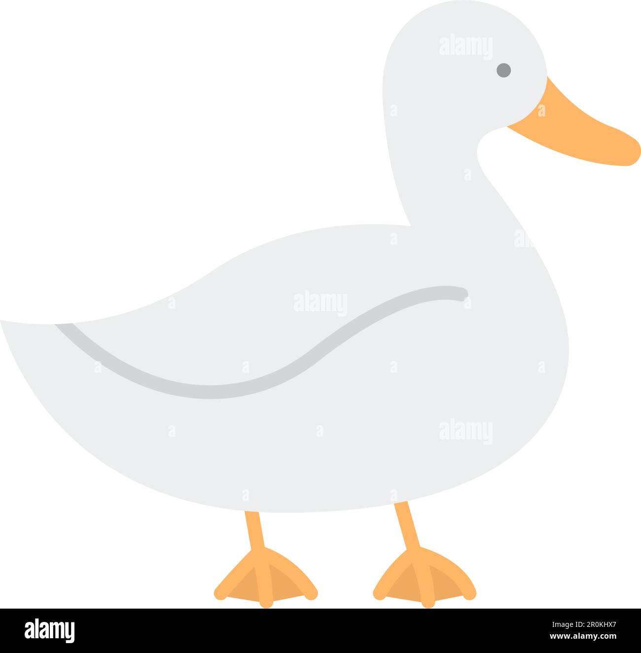 Duck icon vector image. Suitable for mobile application web application ...