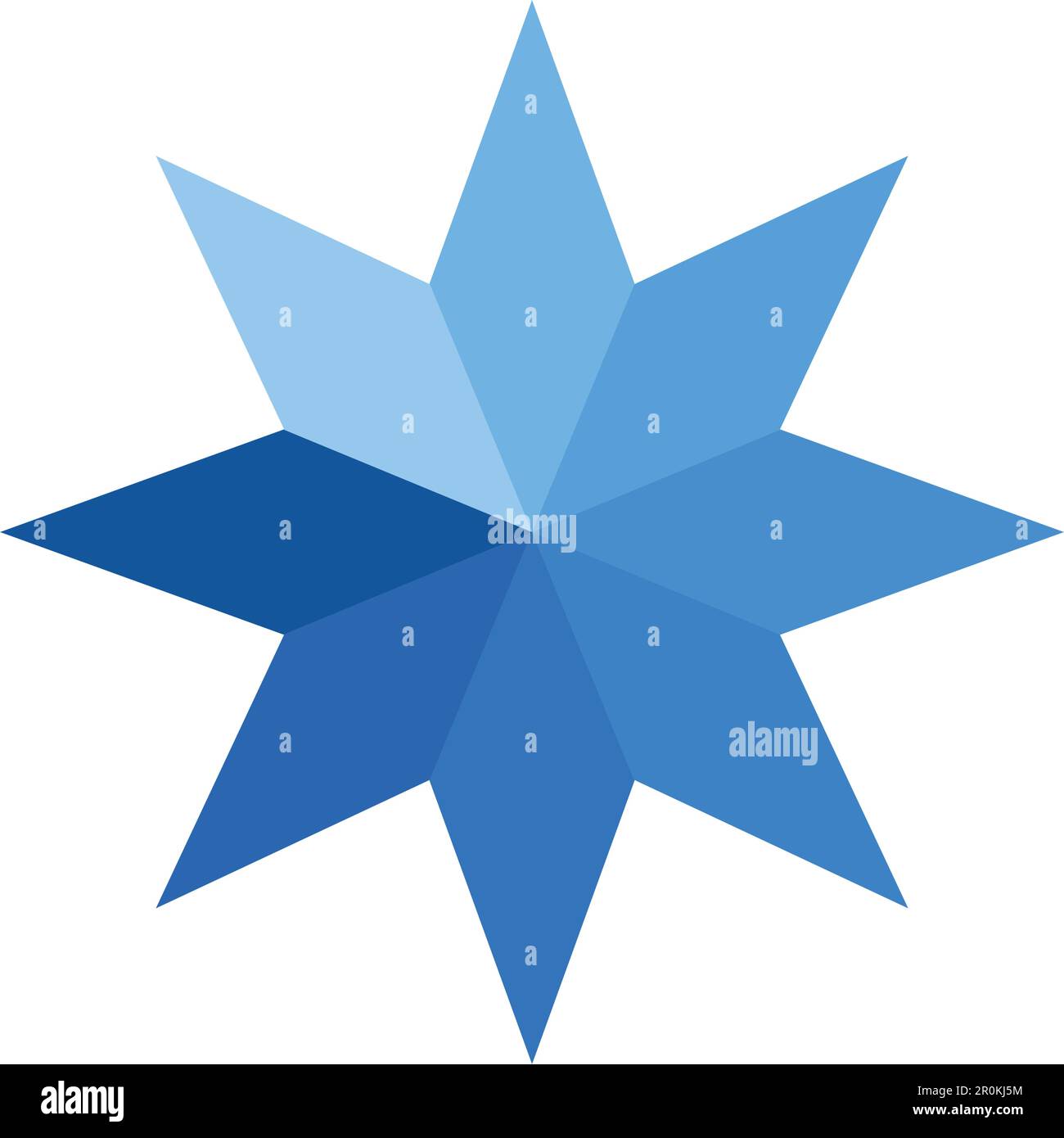 Eight-Pointed Star icon vector image. Suitable for mobile application ...