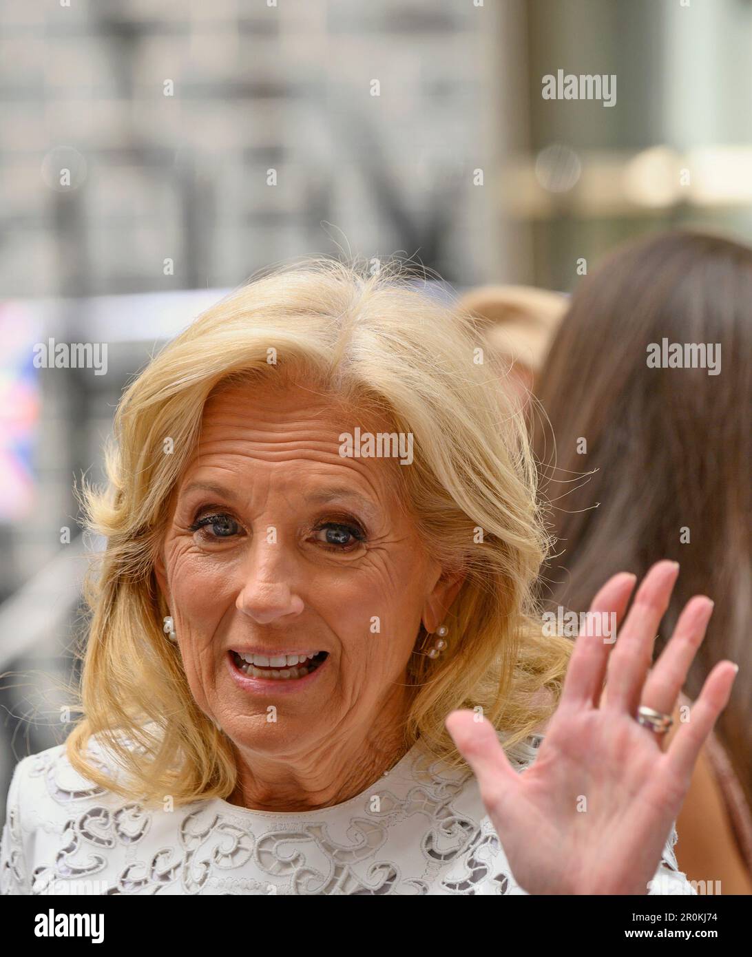 Jill Biden - US First Lady - attending the Coronation Big Lunch hosted ...