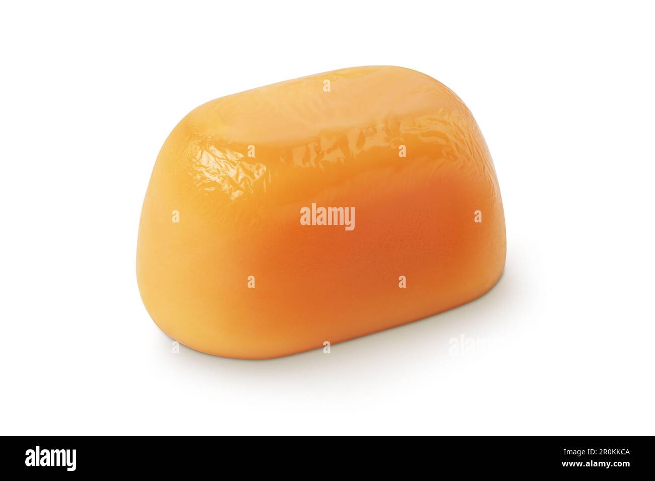 Toffee caramel candy close-up isolated on white background Stock Photo ...