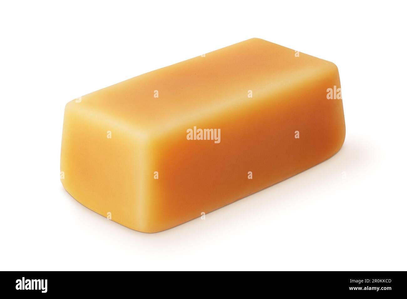 Toffee caramel candy close-up isolated on white background Stock Photo ...