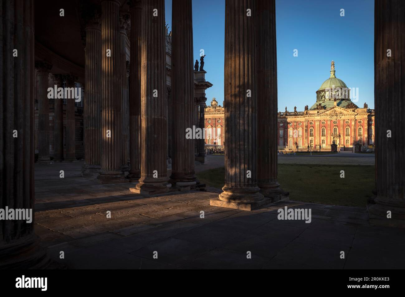 UNESCO World Heritage Castles and Gardens of Potsdam, New Palace at ...