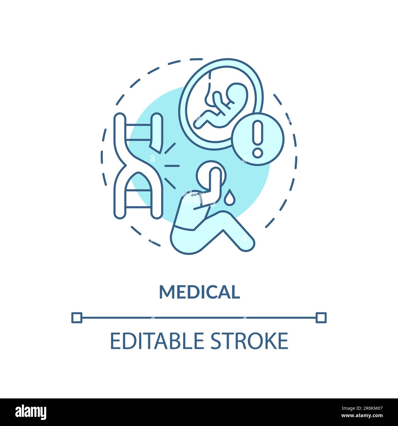 Medical turquoise concept icon Stock Vector Image & Art - Alamy