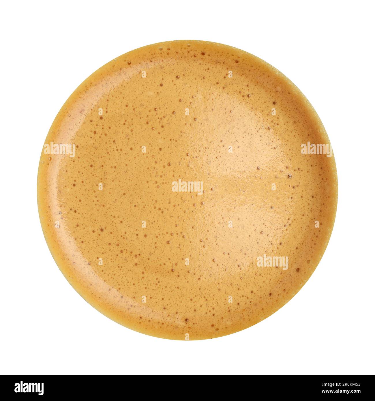 Inside part of coffee espresso cup isolated on white background Stock ...