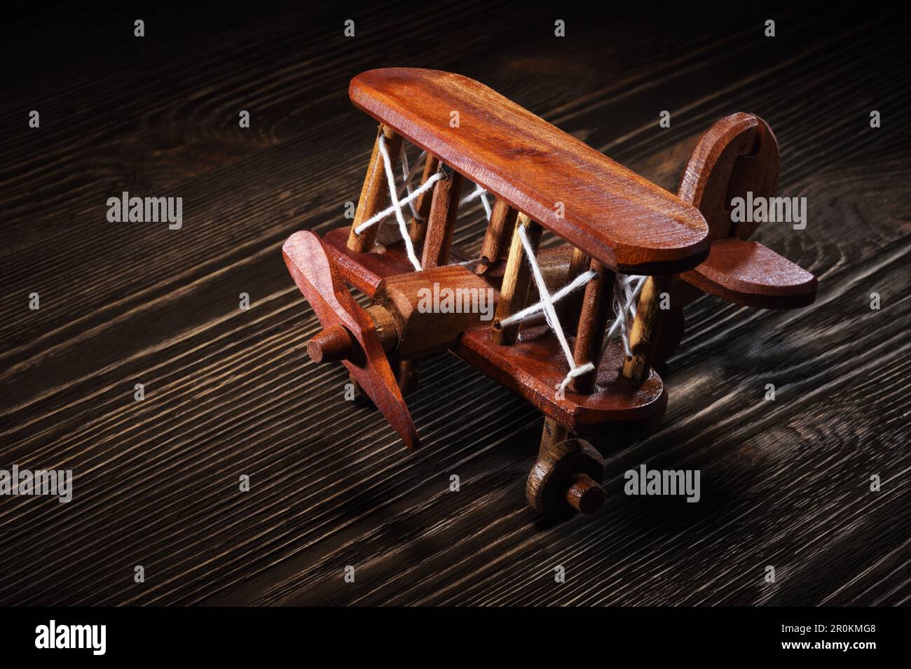 Old antique model plane on hi-res stock photography and images - Alamy