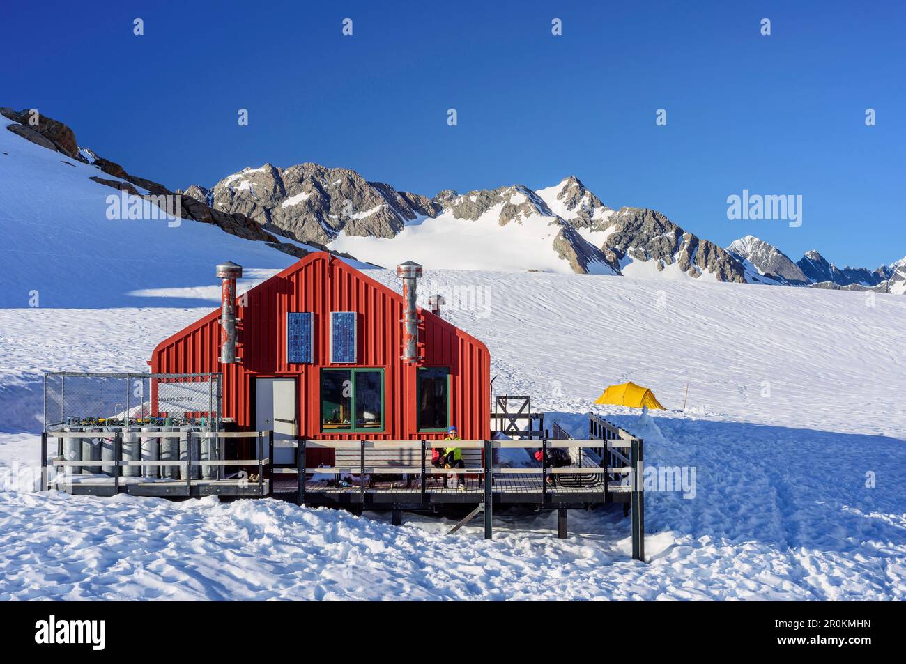 Mueller Hut, Hooker Valley, Mount Cook National Park, UNESCO Welterbe ...