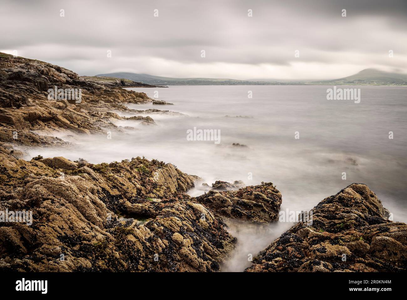ragged coastline at Kilcatherine Point, Eyeries, Beara Peninsula ...