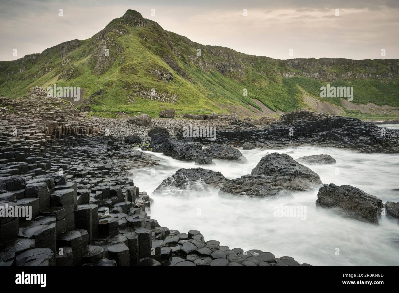 basalt pillars of Giant’s Causeway, Northern Ireland, United Kingdom ...