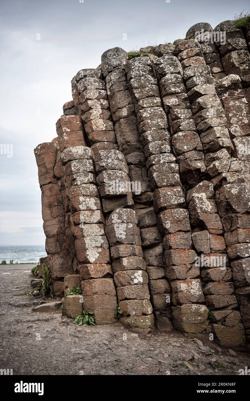basalt pillars of Giant’s Causeway, Northern Ireland, United Kingdom ...
