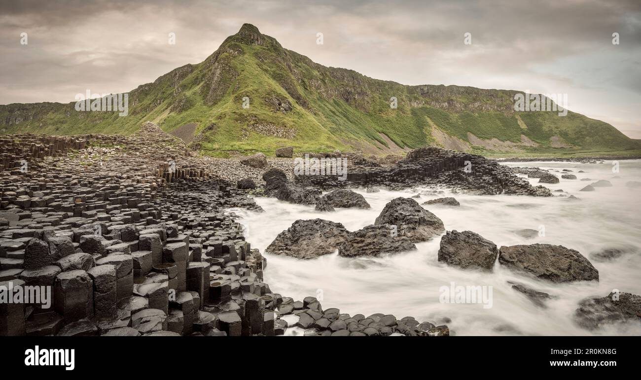 basalt pillars of Giant’s Causeway, Northern Ireland, United Kingdom ...