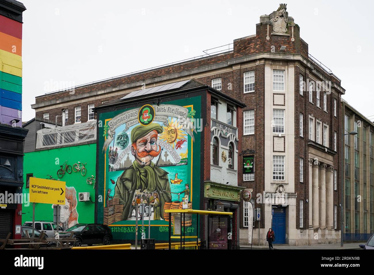 The exterior facade of Shenanigans pub in Liverpool Stock Photo - Alamy