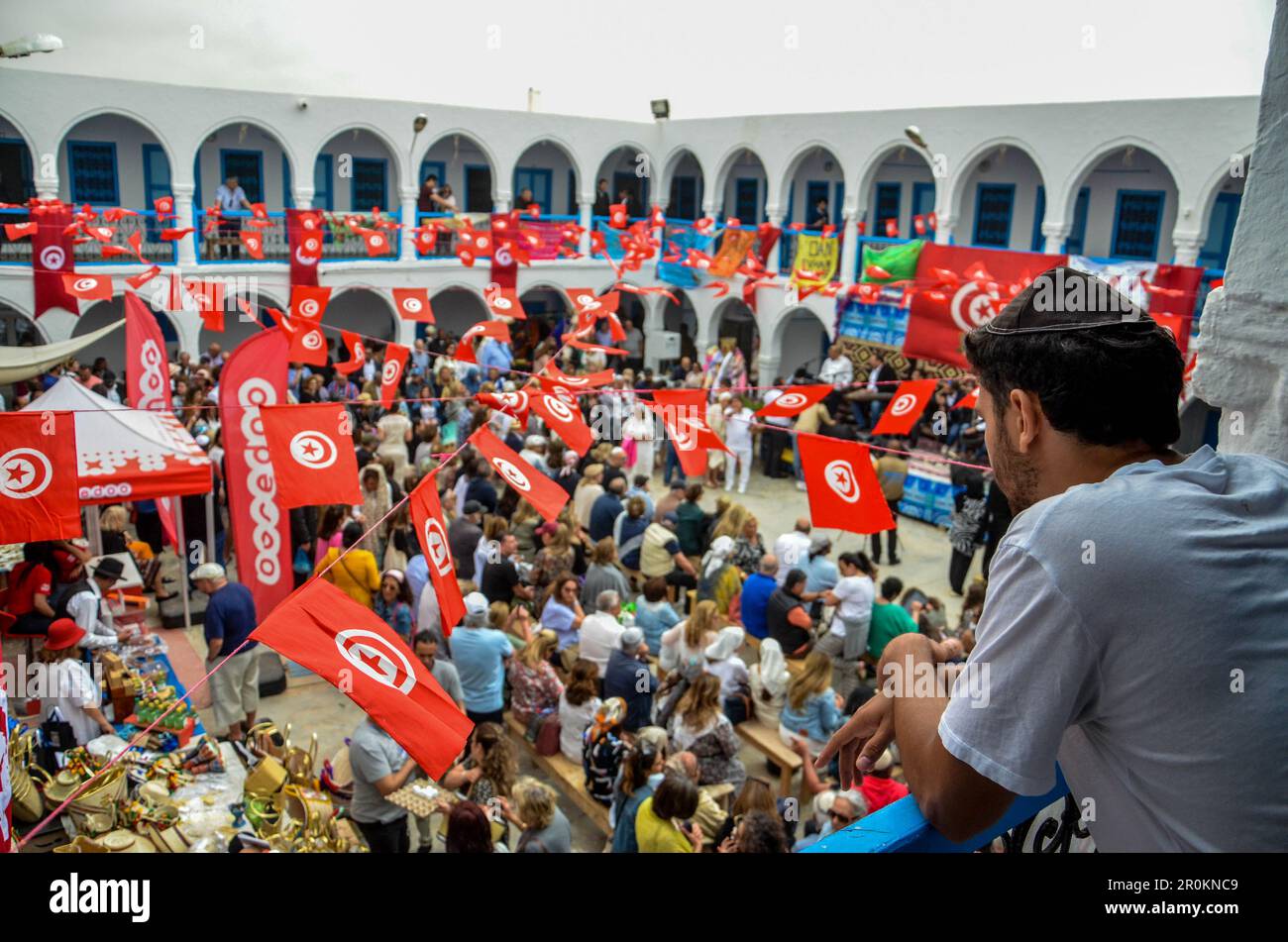 May 8, 2023: Djerba, Tunisia, 8 May 2023. Jews from Tunisia and various ...