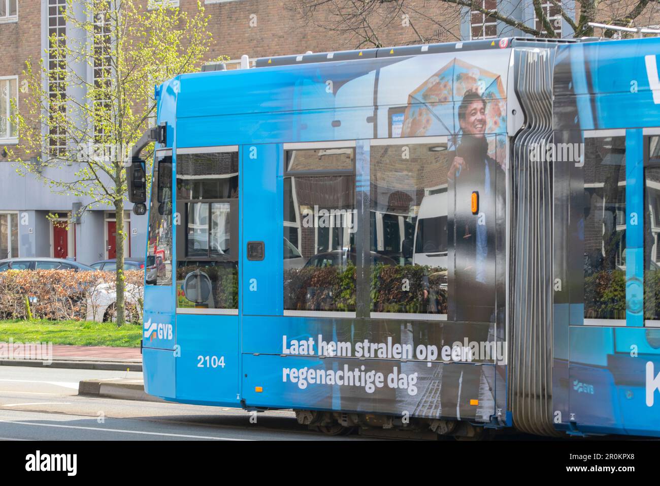 Tram 12 Theme Tram GVB Reis Flex Tea At Amsterdam The Netherlands 20-4 ...