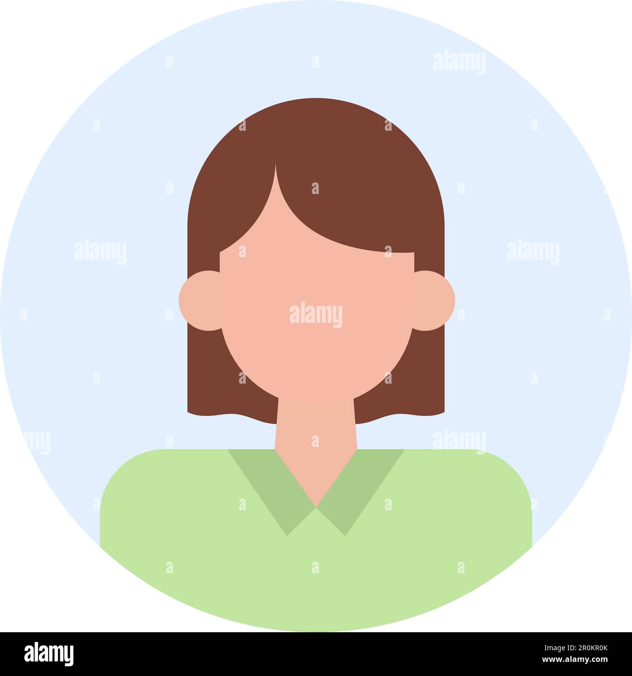 Female Profile icon vector image. Suitable for mobile application web ...