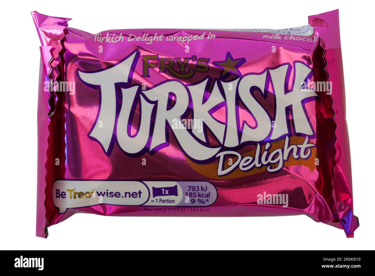 Fry's Turkish Delight isolated on white background - Turkish delight ...